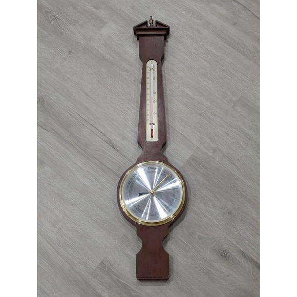 Wall Decor | Vintage Airguide Banjo Wall Barometer Thermometer Weather ...